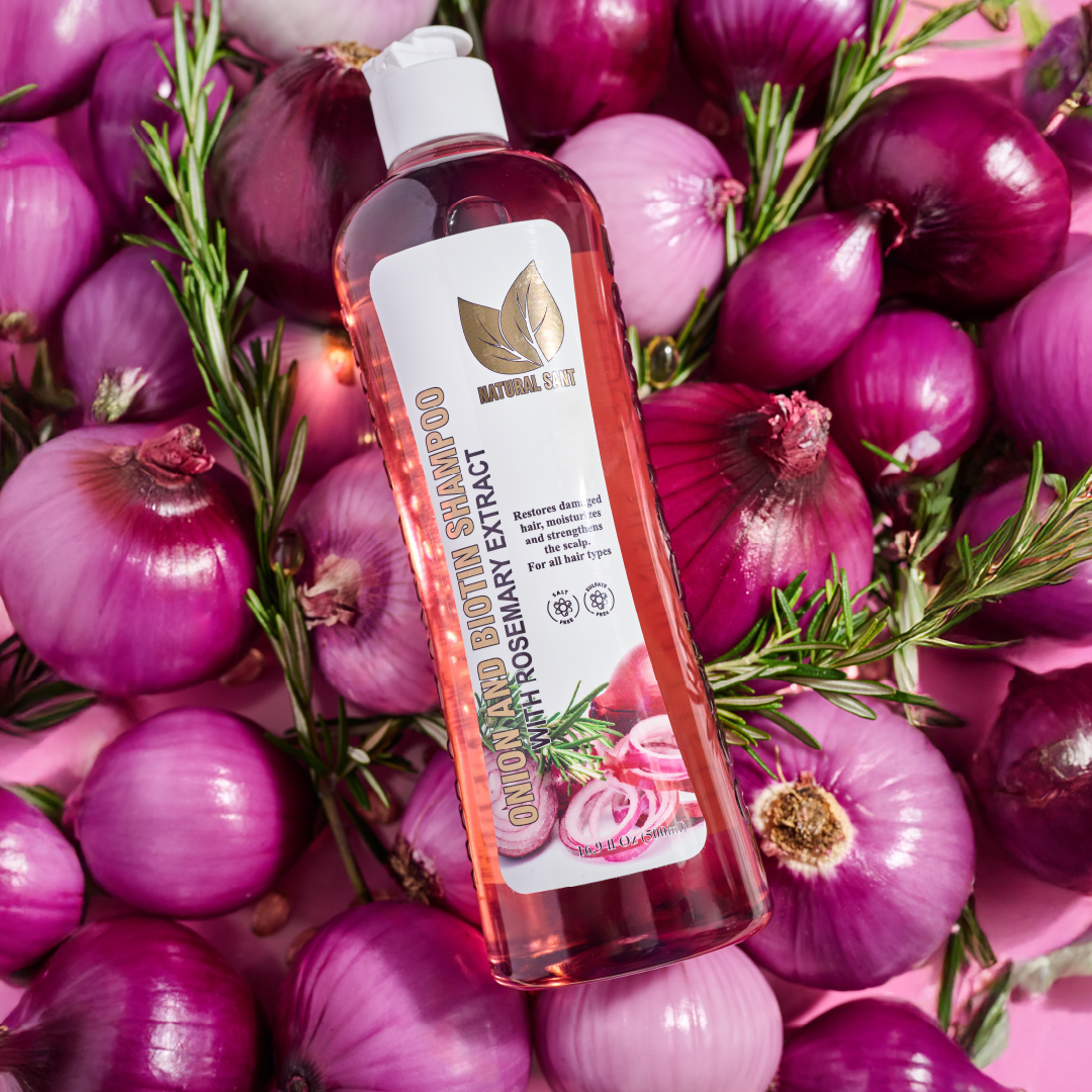Shampoo de Cebolla, Romero y Biotina 16.9 Oz – Natural Sant Usa